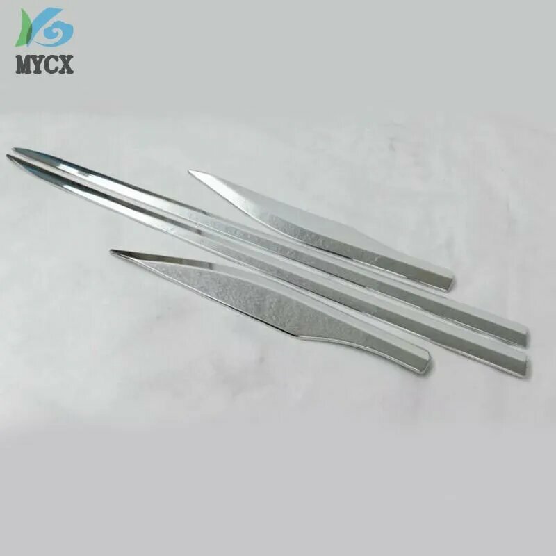 Для Toyota CHR C-HR 2016-2021 ABS Хромированная боковая отделка двери кузова Молдинг Аксессуары для укладки автомобилей 4 шт.