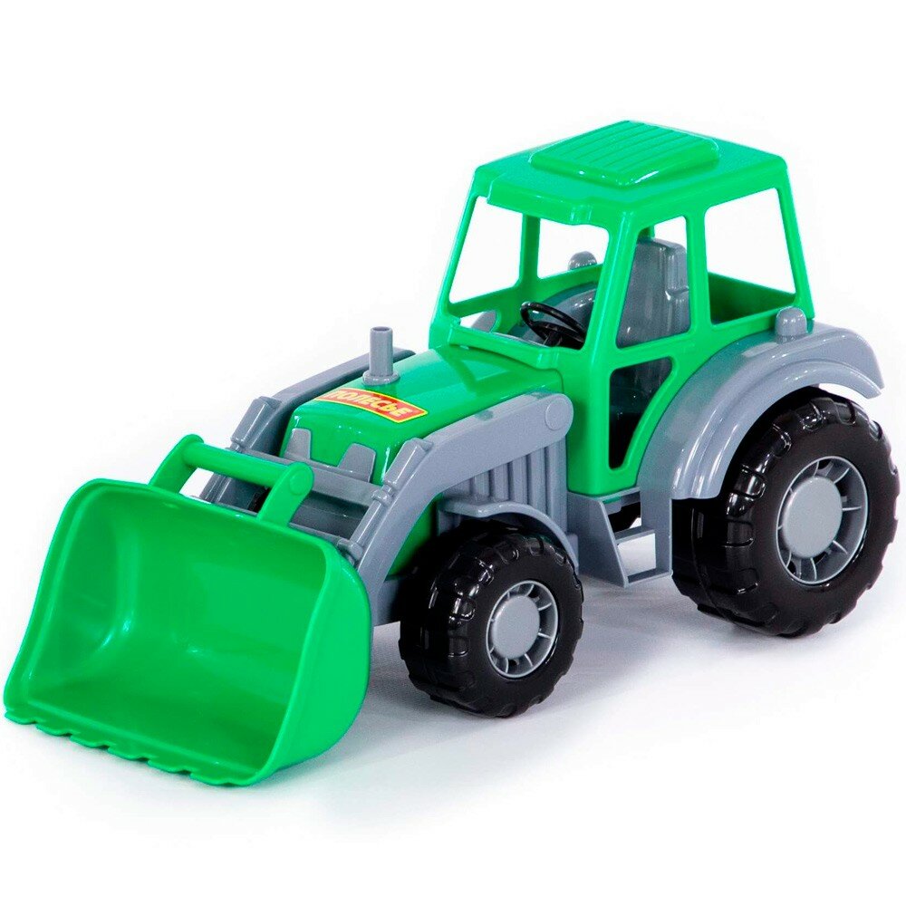 Трактор-погрузчик "Алтай" 36 см игрушечный, подвижный ковш, пластик, цвет в ассорт, для детей от 3 лет