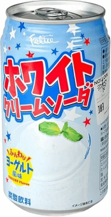 Лимонад Томинага 350мл Крем-сода+йогурт, Kobe Koryuchi, Япония