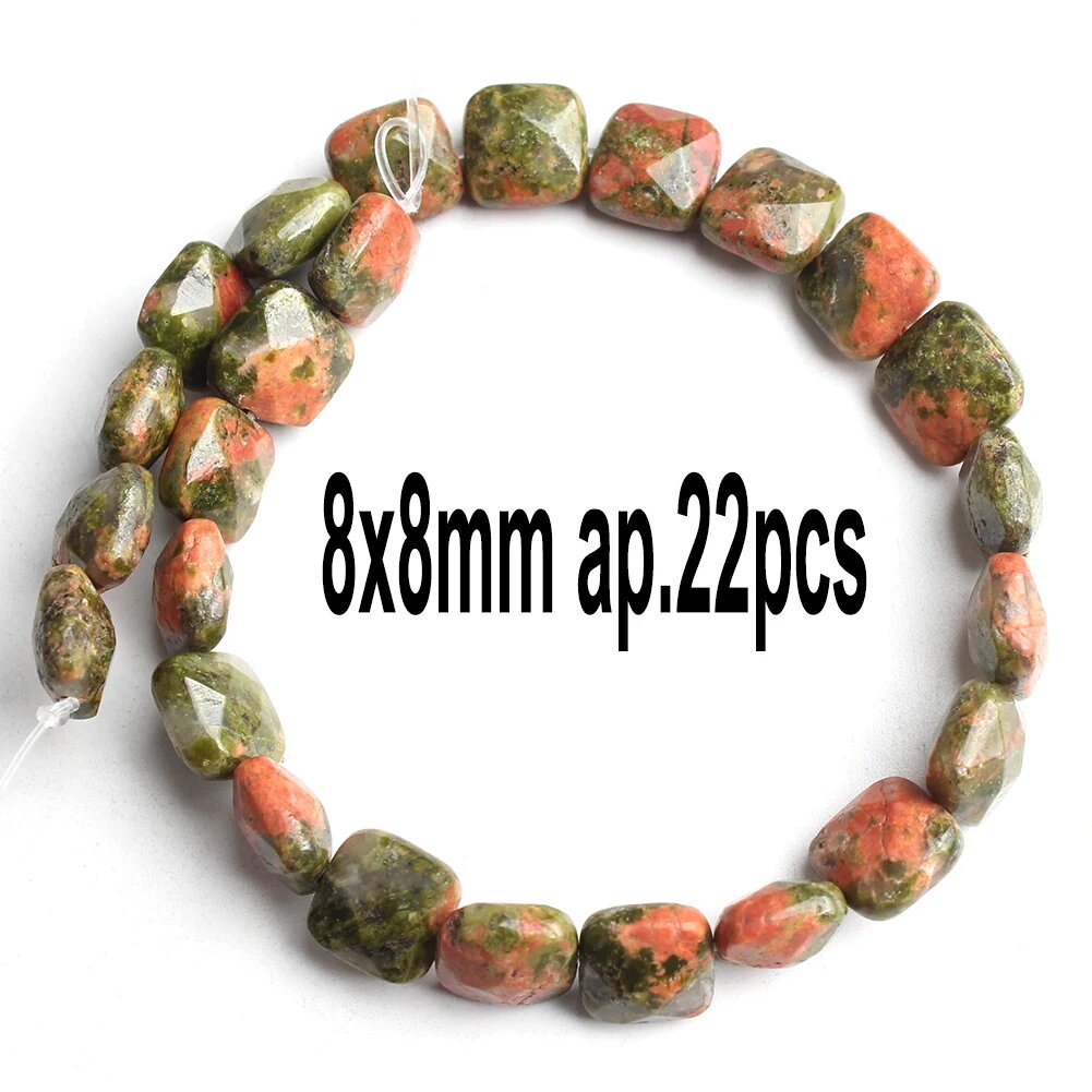 Бусины унакит GMB724 для браслета type 11