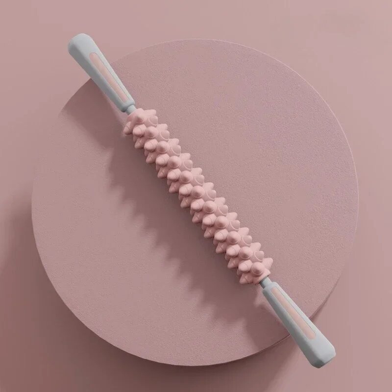 Массажная палочка для йоги, йога, фитнес, волчьи зубы, массажная палочка для мышц, икры, бедра, квадрицепс, руки, предплечье, релаксация, артефакт, ролик