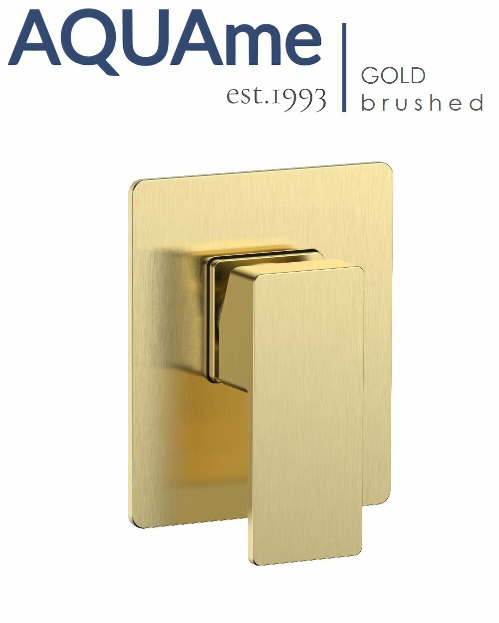 Смеситель встраиваемый AQUAme Savona золотой AQM8807BG