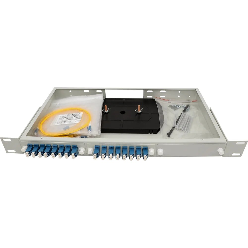 НК-Групп Кросс в стойку 19” 1u-ru24-lc/sm-16d-32-1 в комплектации на 32 порта 1ULCU16d