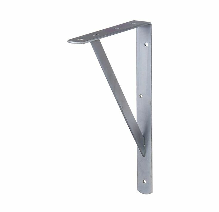 Кронштейн усиленный 200х300 мм цинк, 2 шт.