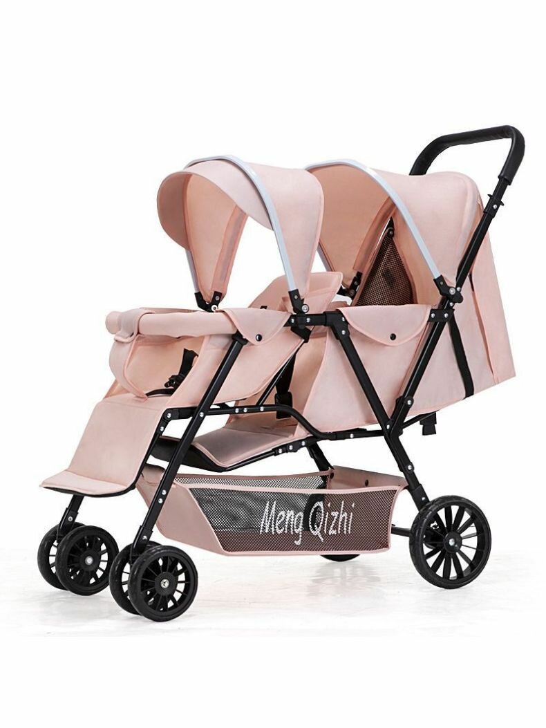 Портативная складная коляска для двойни