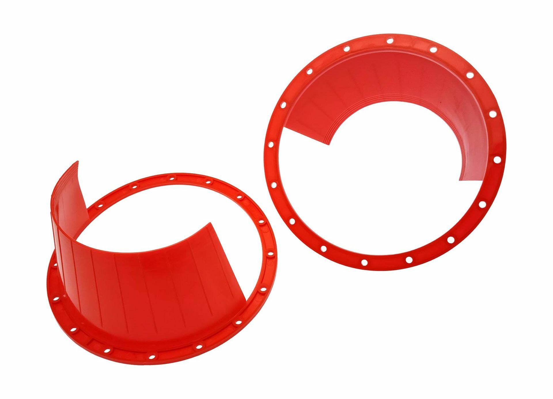 Водозащитные козырьки для динамиков универсальные 6,5" (16 см) без подиумов (пластик) Тип2