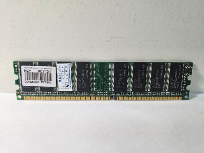 Оперативная память DDR1 256Mb PC3200 NCP NC7131