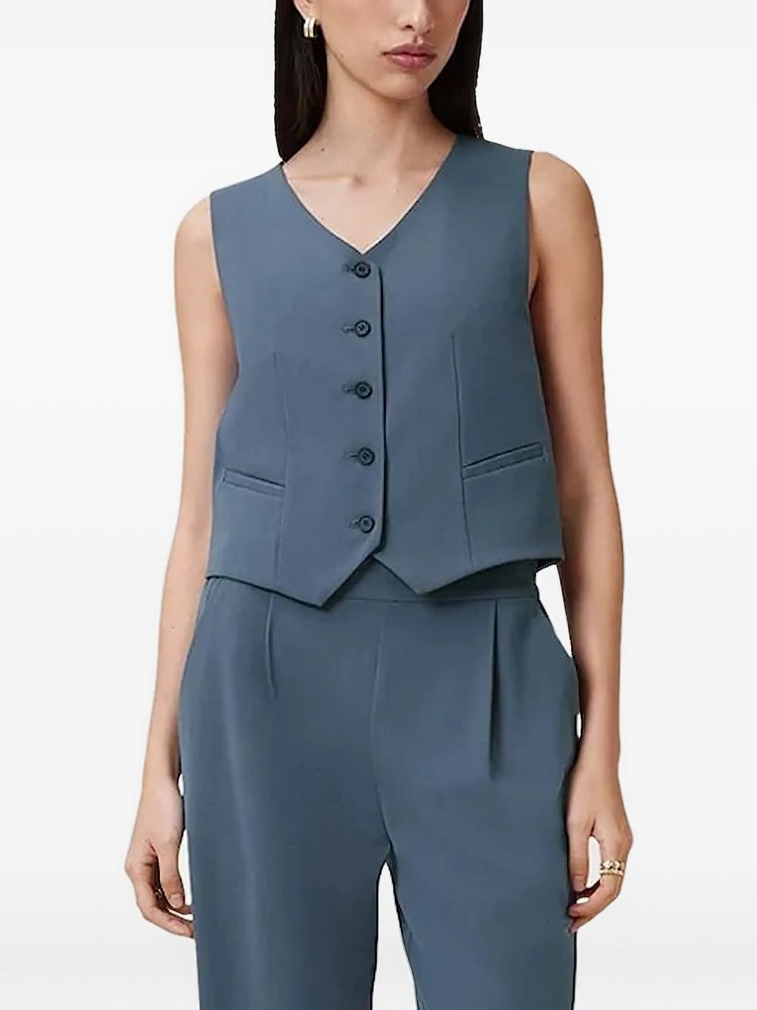 Жилет Button-fastening sleeveless vest