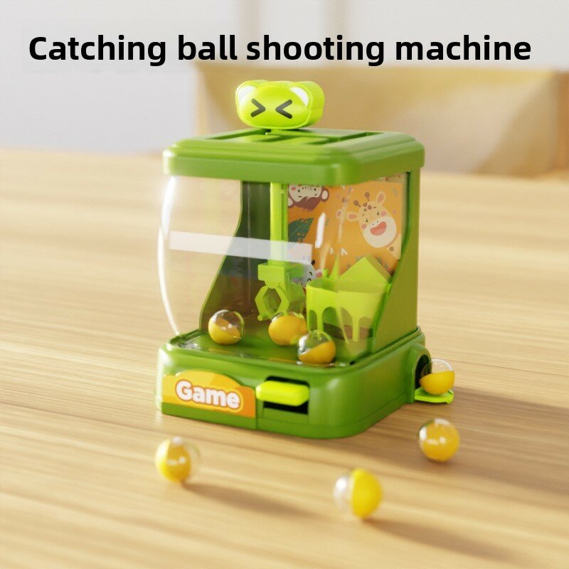 Space rocket catch ball arcade for kids plastic toy educational interactive play green