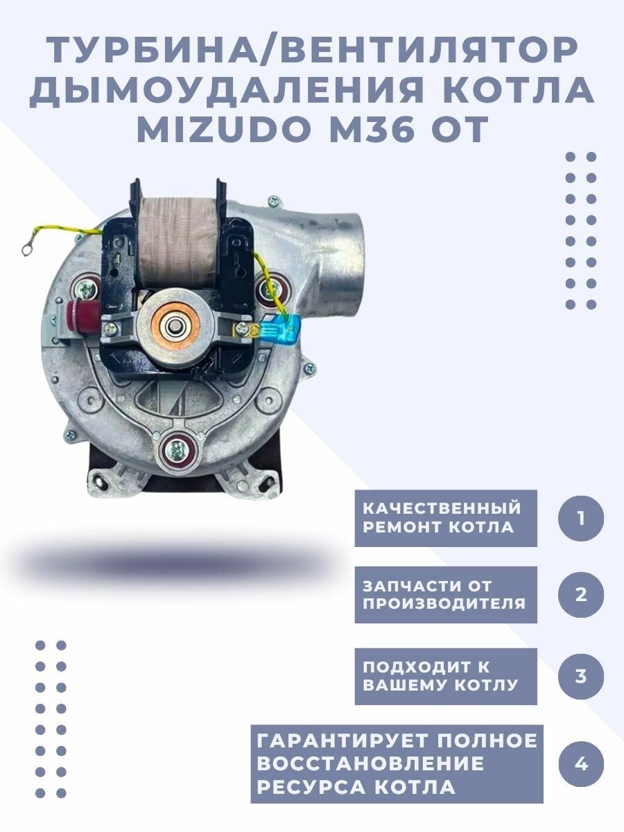 Турбина котла Mizudo M36 от