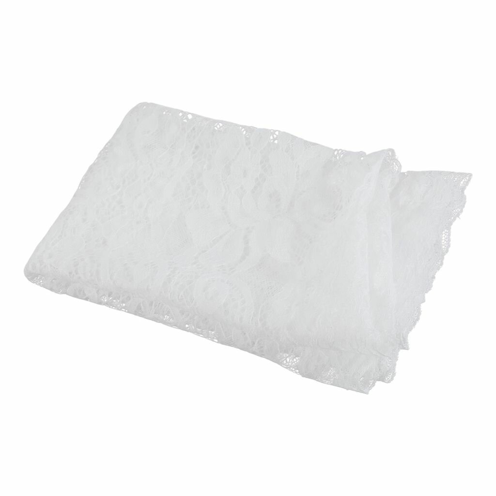 Кружевная мантилья для головы для невест в церкви, Белый