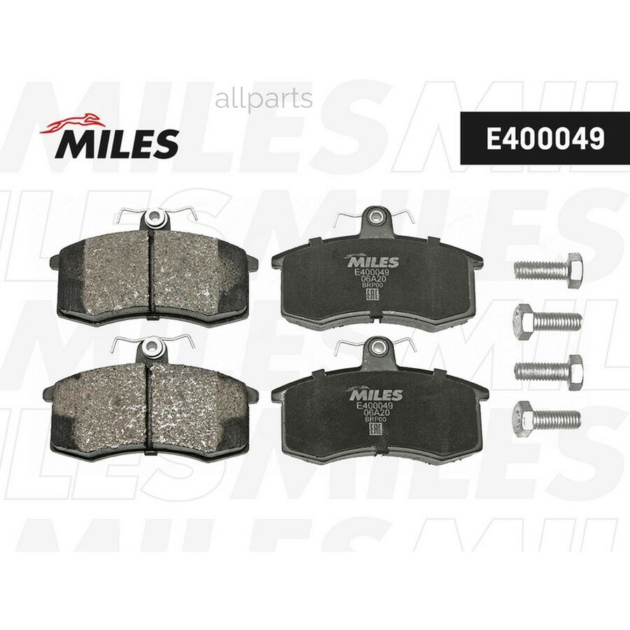 MILES E400049 Колодки тормозные ВАЗ 2108/2109/21099 пер. LowMetallic