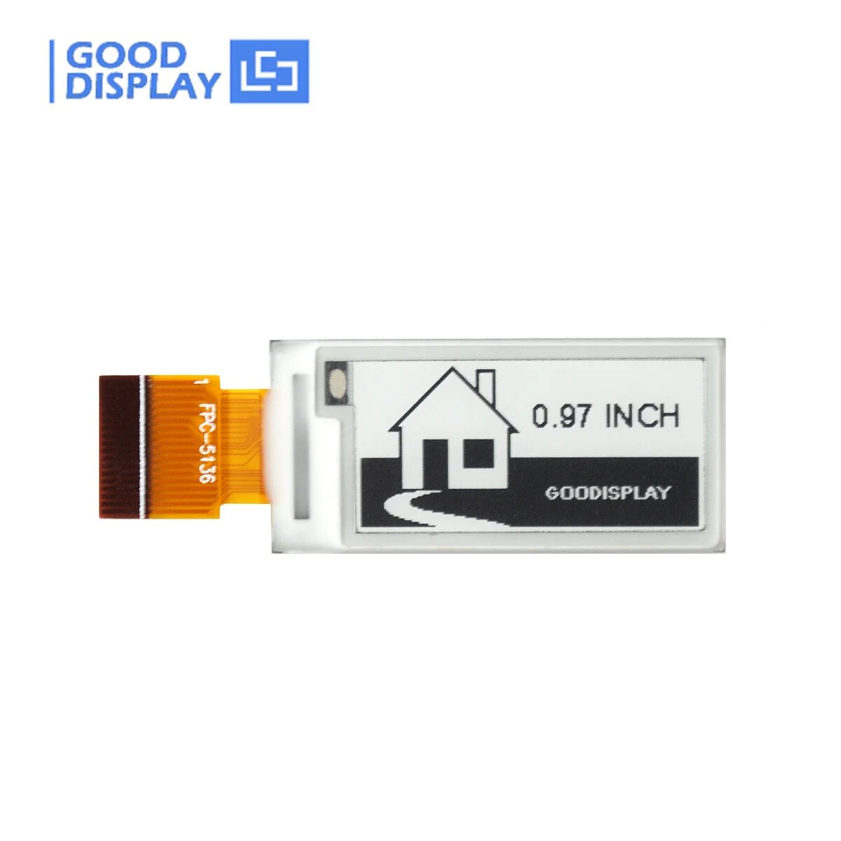 GooDisplay Mini 0,97-дюймовый E-чернильный экран, разрешение 184x88, маленькая этикетная бумага SPI, GDEM0097T61