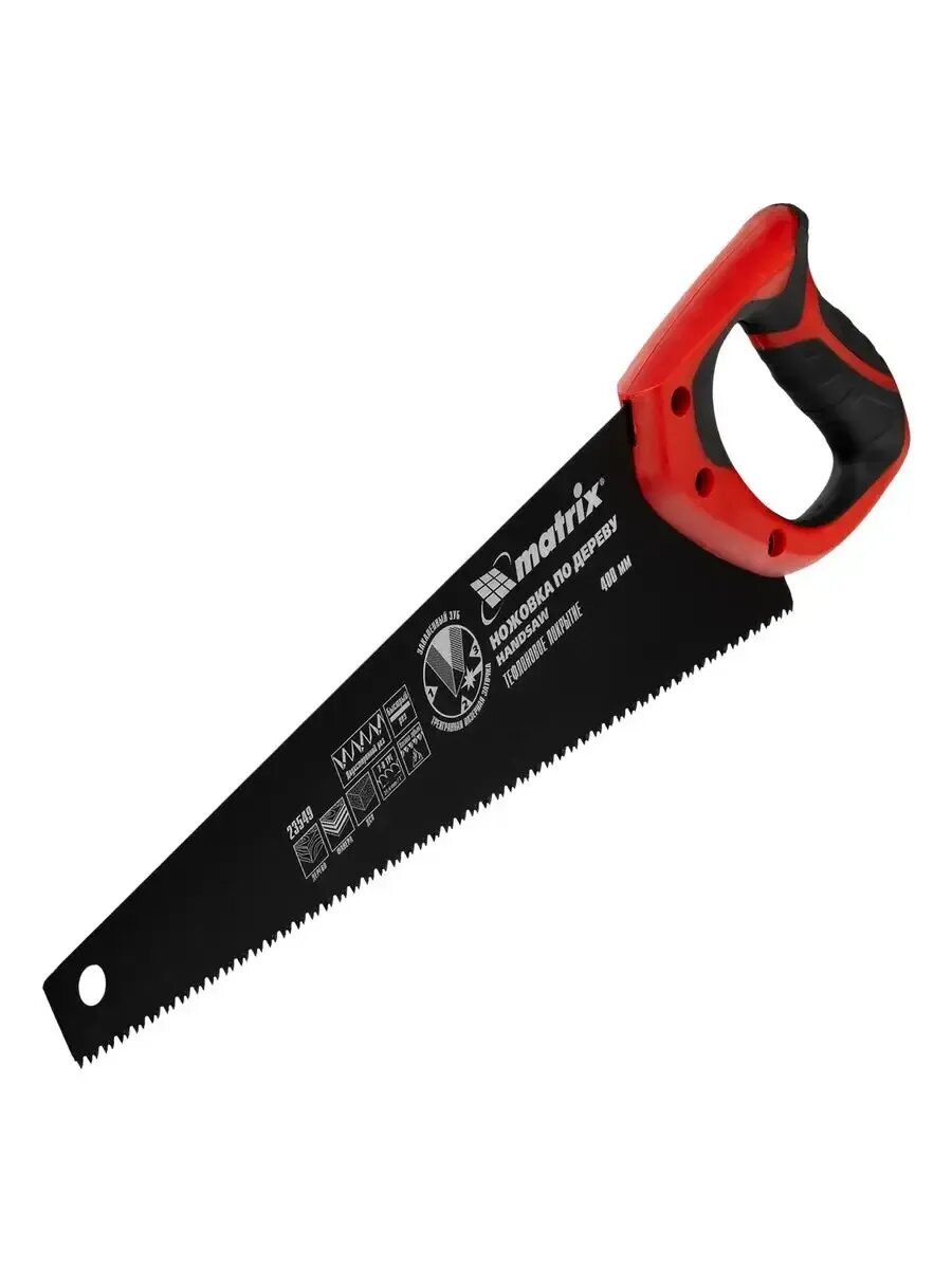 Ножовка по дереву ручная 400 мм 7-8 TPI каленый зуб