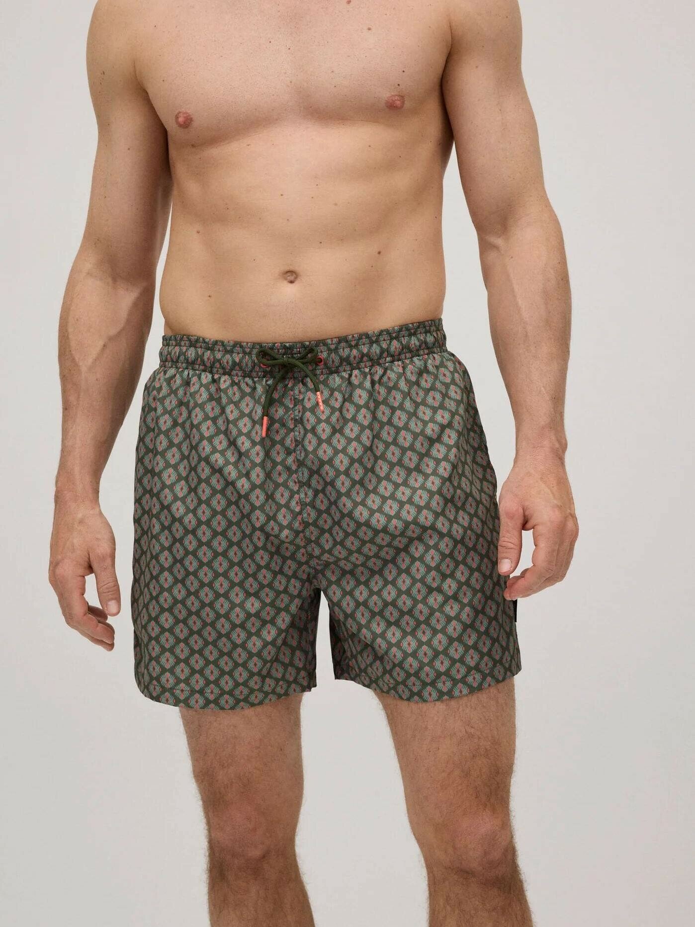 Шорты для плавания 90294 Medium Light Geometric Print Swimsuit