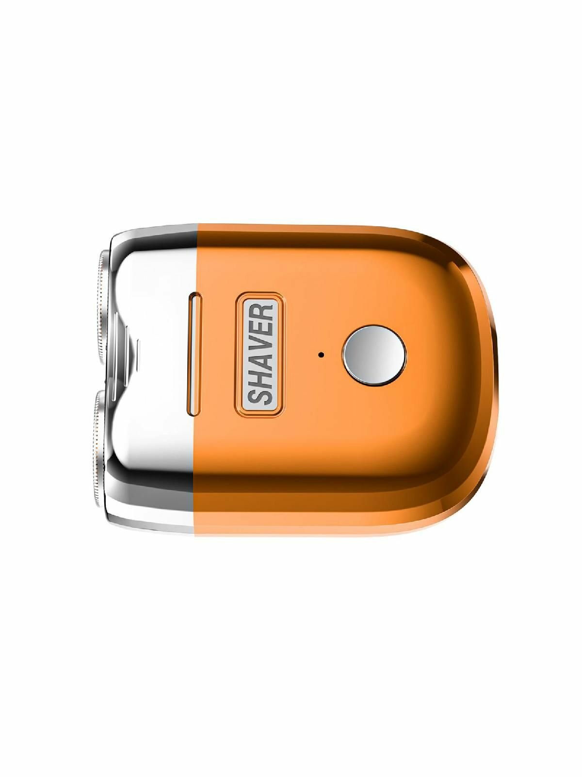 Электробритва, Двуглавая бритва магнитная маленькая стальная пушечная бритва-оранжевый