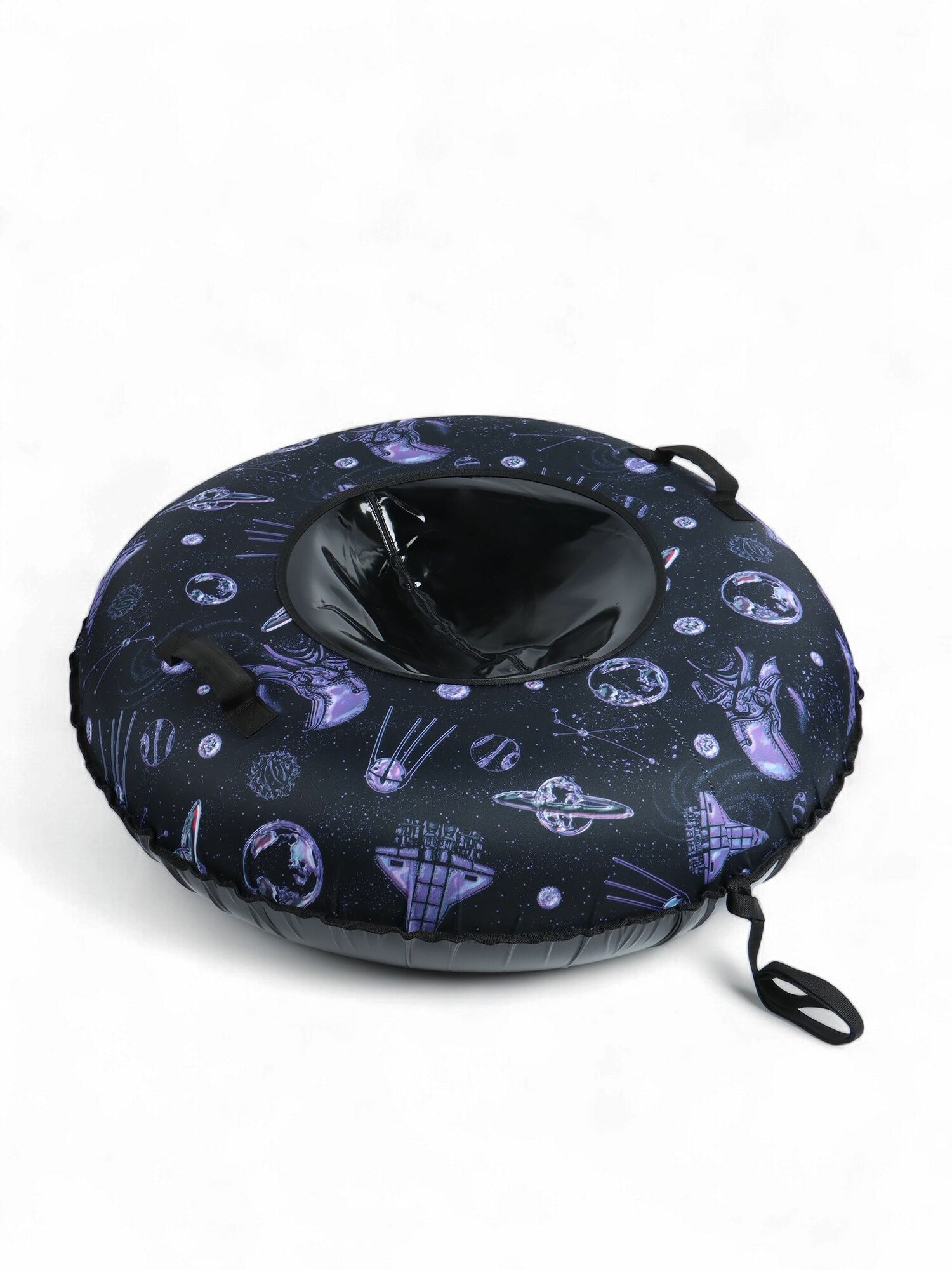 Ватрушка тюбинг, Winter Star "Космос", диаметр 120 см, черная