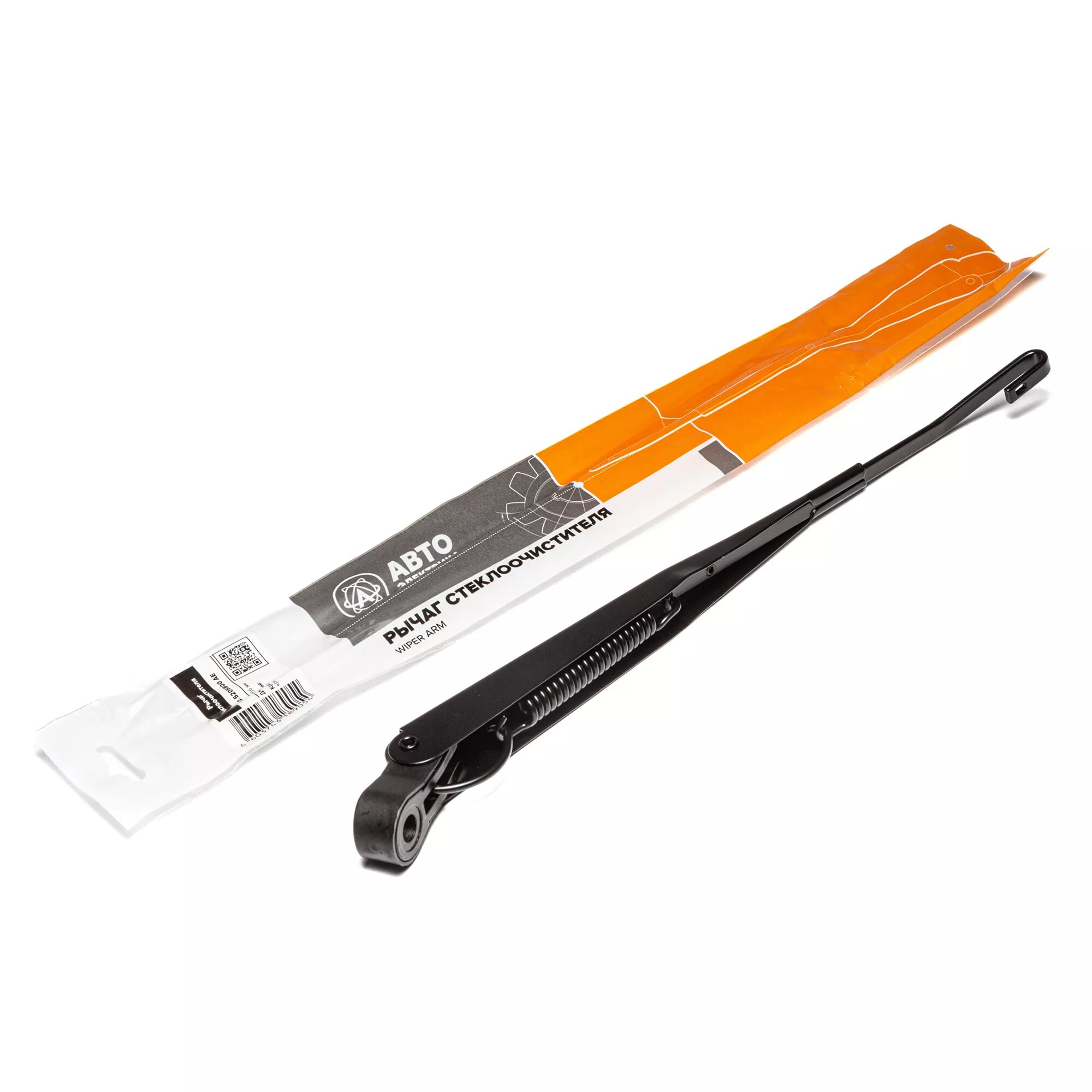 Рычаг стеклоочистителя для а/м УАЗ Буханка, 452 правый н/о 356 мм крюк (АвтоЭлектрика)