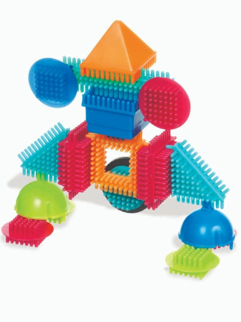 BRISTLE BLOCKS Конструктор игольчатый 56 деталей Вертолёт для детей от 2 лет