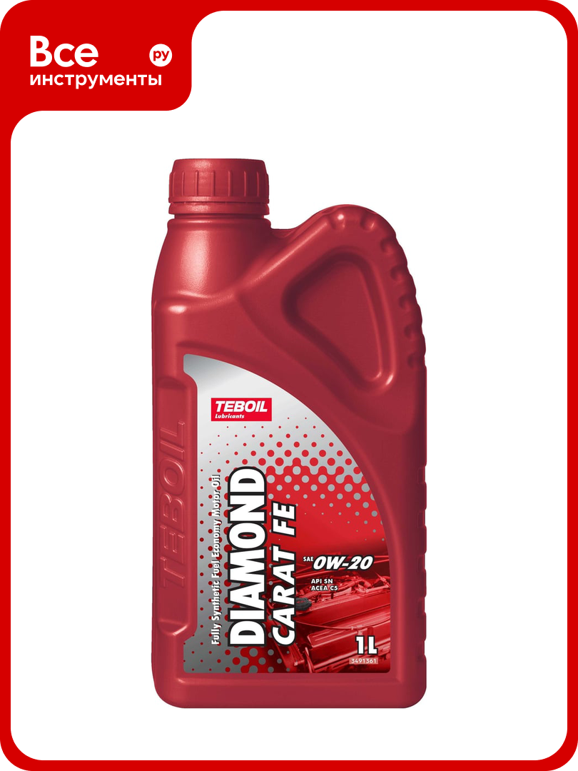 Масло моторное TEBOIL Diamond Carat FE 0W-20 для дизельных и легковых автомобилей, допуск