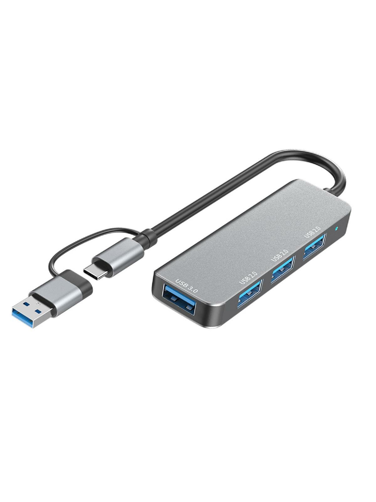 USB C Adapter Multiple Port USB C Docking Station with USB3.0 PD100W Expansion For Desktops Laptops Phones and Tablets