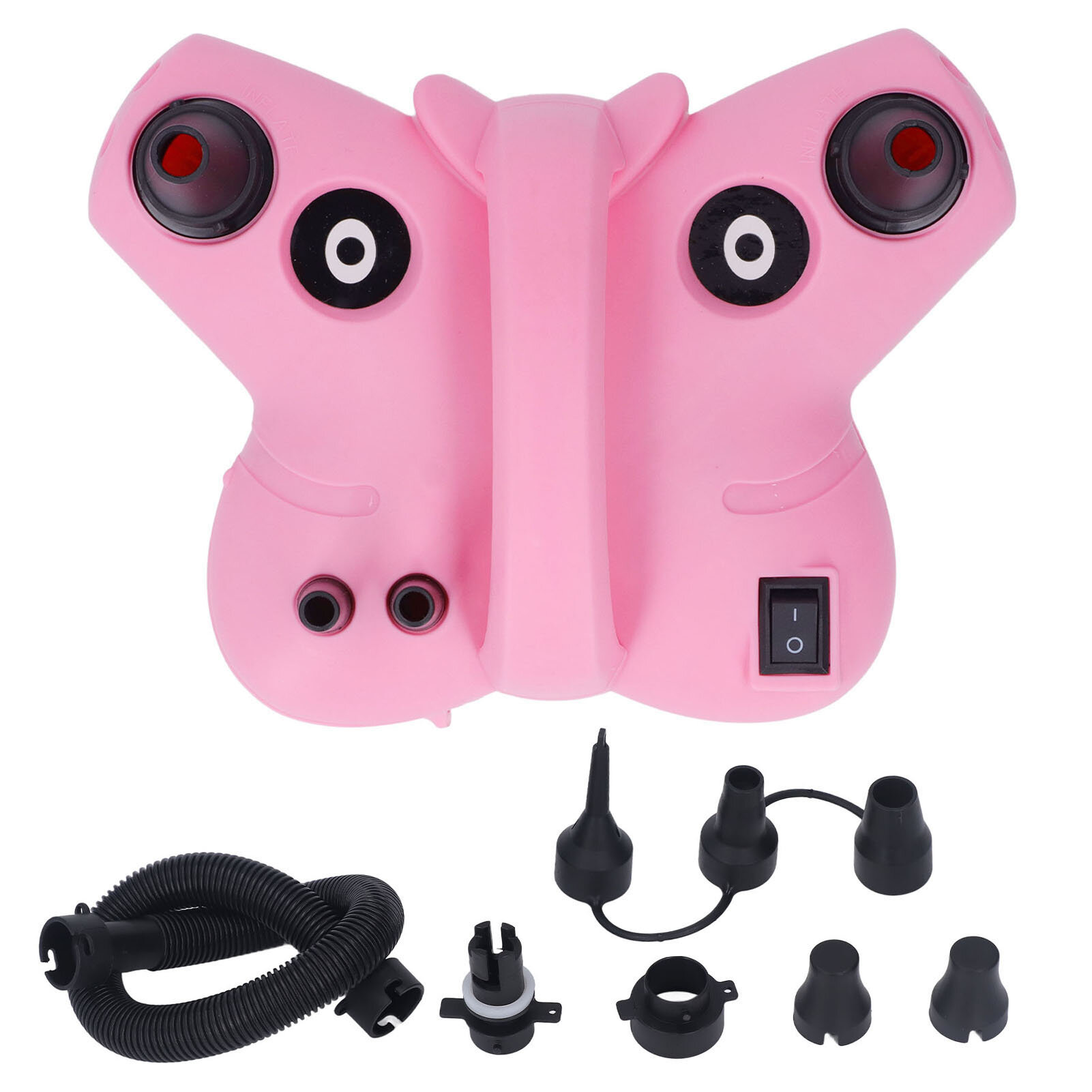 Электрический воздушный насос двойной отверстие автоматическое набор инфляции набор инструментов для надувных лодок ЕС 220-240V