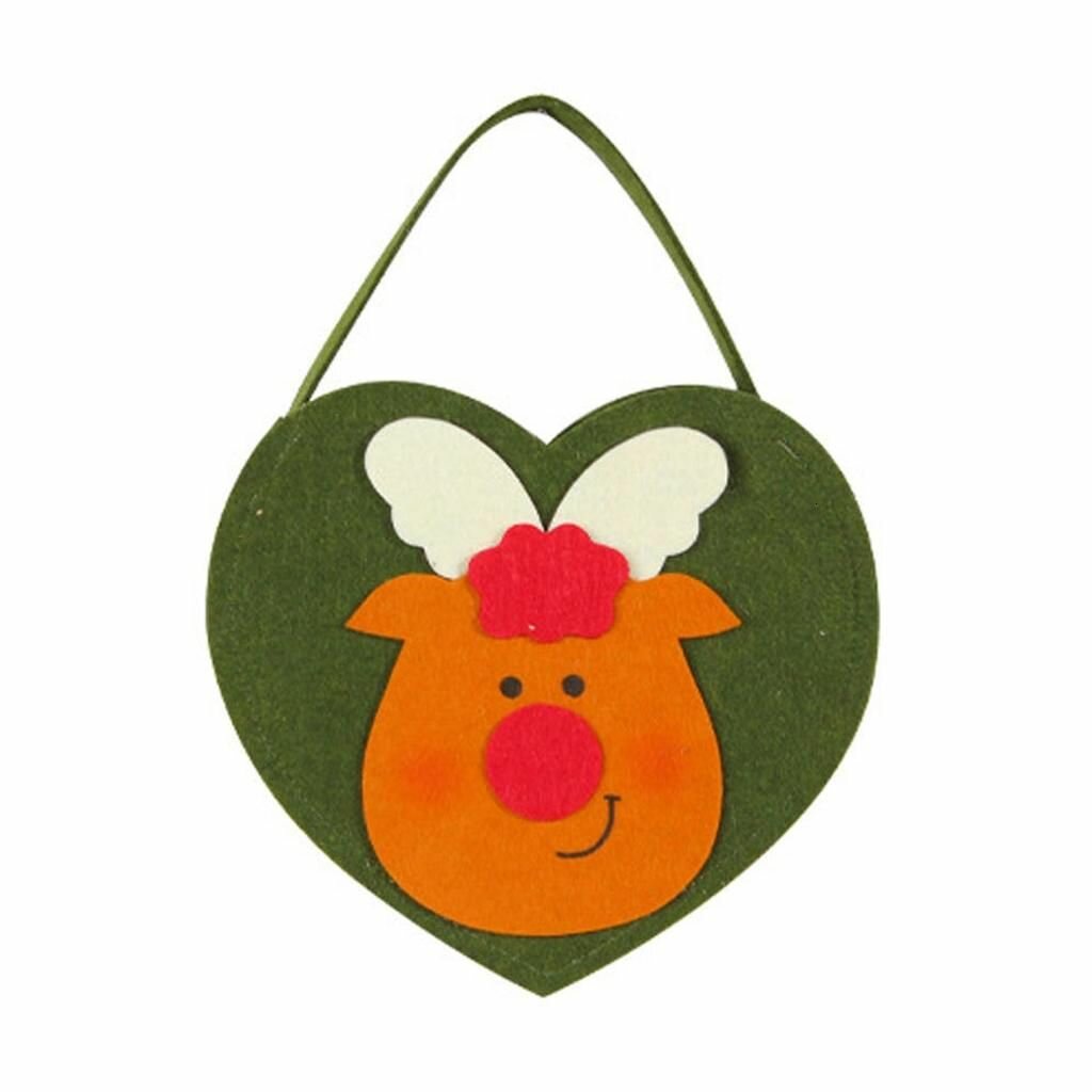 Рождественский портативный подарочный пакет Love Apple-Палевый