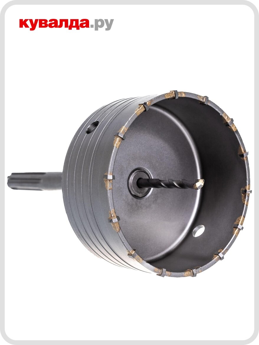 Коронка буровая SDS-Max ПРАКТИКА ударная 125 мм твердосплавная