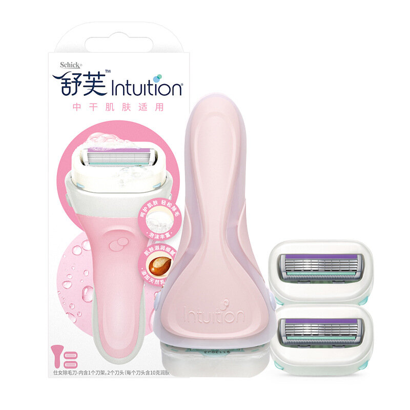 Сменные лезвия Schick Comfort Shufu для бритвы, бритва для удаления волос с головкой для мыла, большая головка для мыла, удаление волос