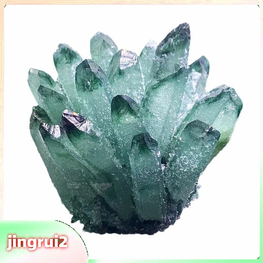 Друза натуральный празиолит зеленый кварц ,200-300гр