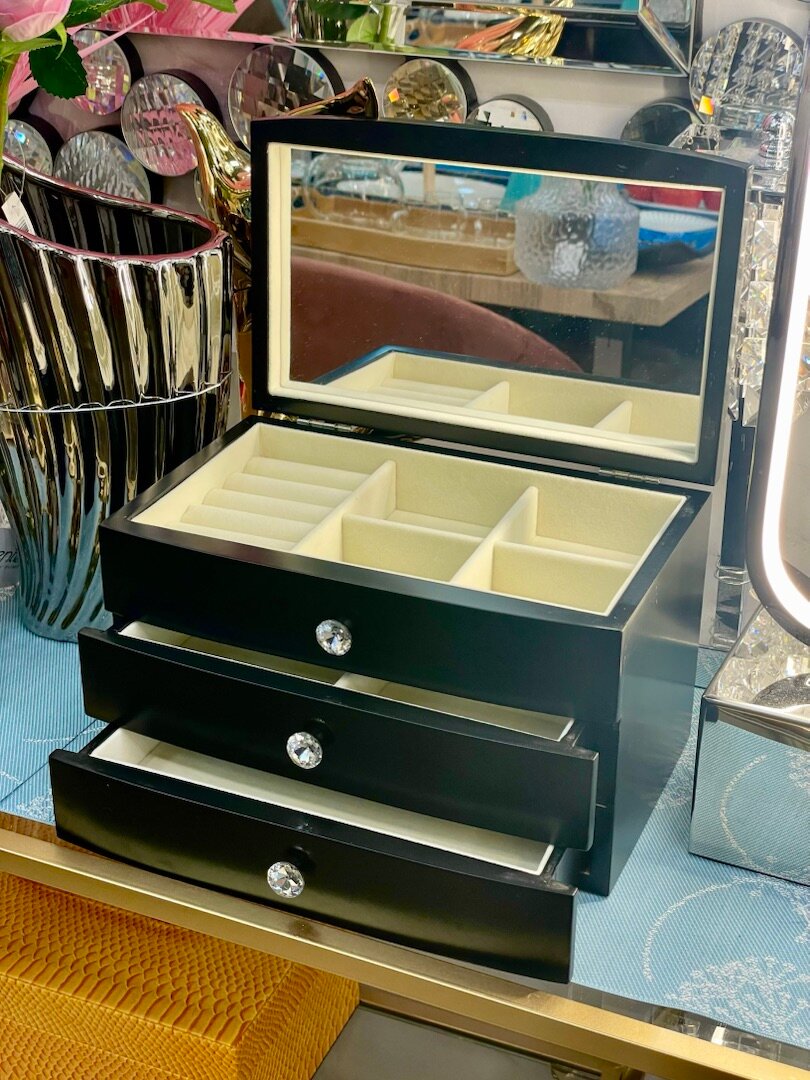 Шкатулка для украшений Casaentera CE02-772975 черный 240х150х150h