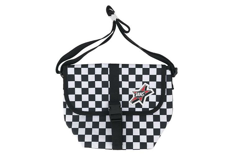 Сумка Vans нейлоновая кроссбоди сумка черно-белая