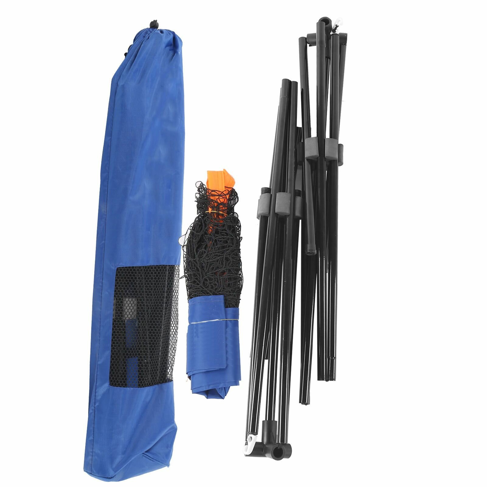 Портативная складная стойка для сетки для бадминтона 4,1 м, регулируемая теннисная сетка для игр в помещении и на улице, простая установка, долговечность