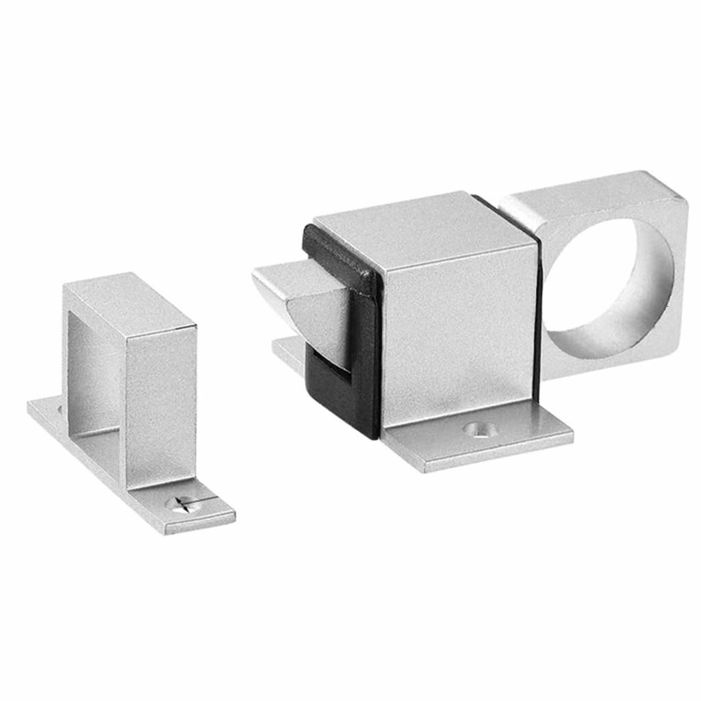 Самозакрывающийся пружинный дверной штифт ударного типа-серебристый