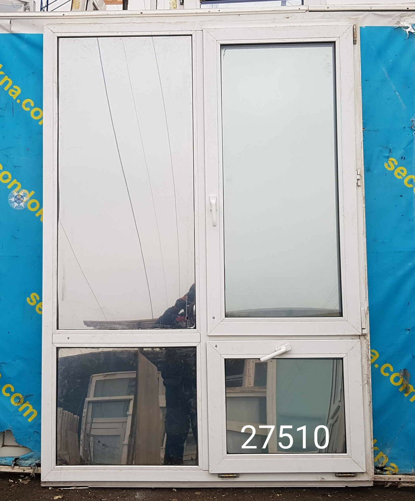 Пластиковое окно Б/У 2020(в) 1460 об х 1420(ш)