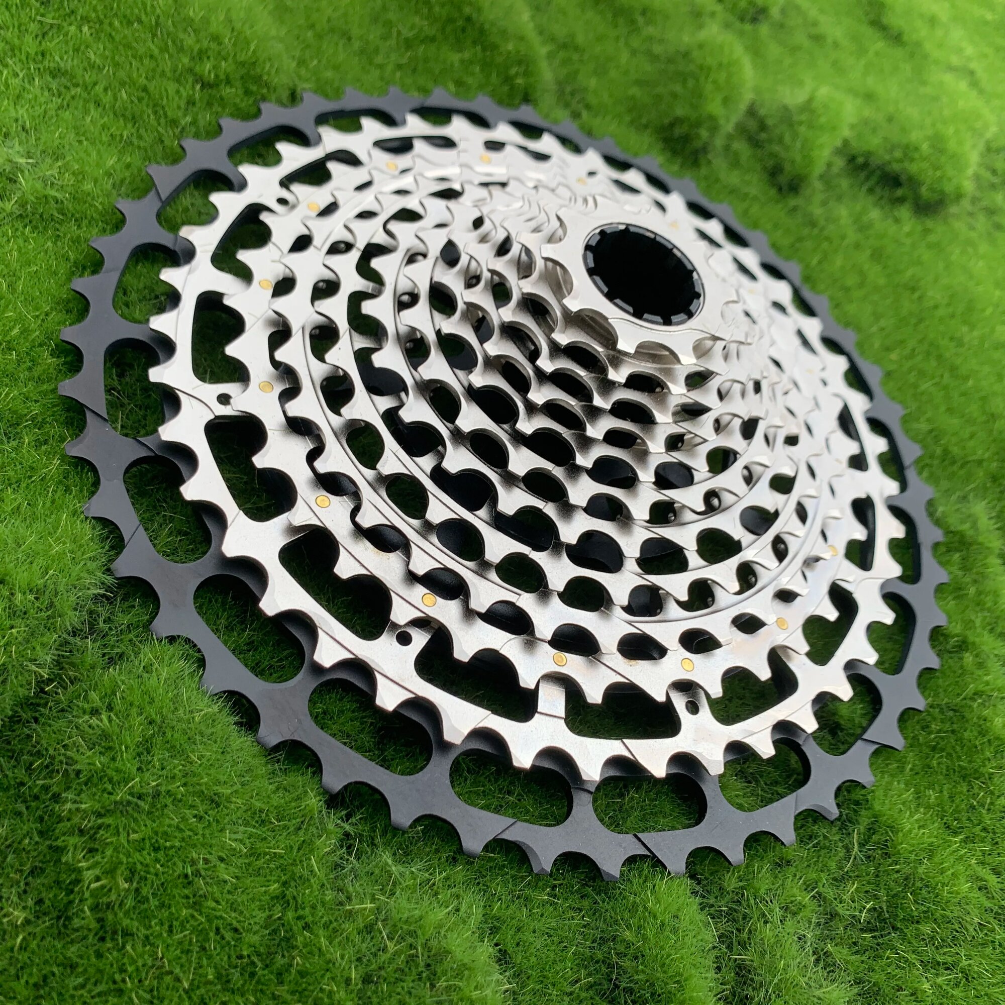 SPEDAO Велосипедная кассета 12 скоростей 10-50T сталь Зеленый, silver 10-50T XD