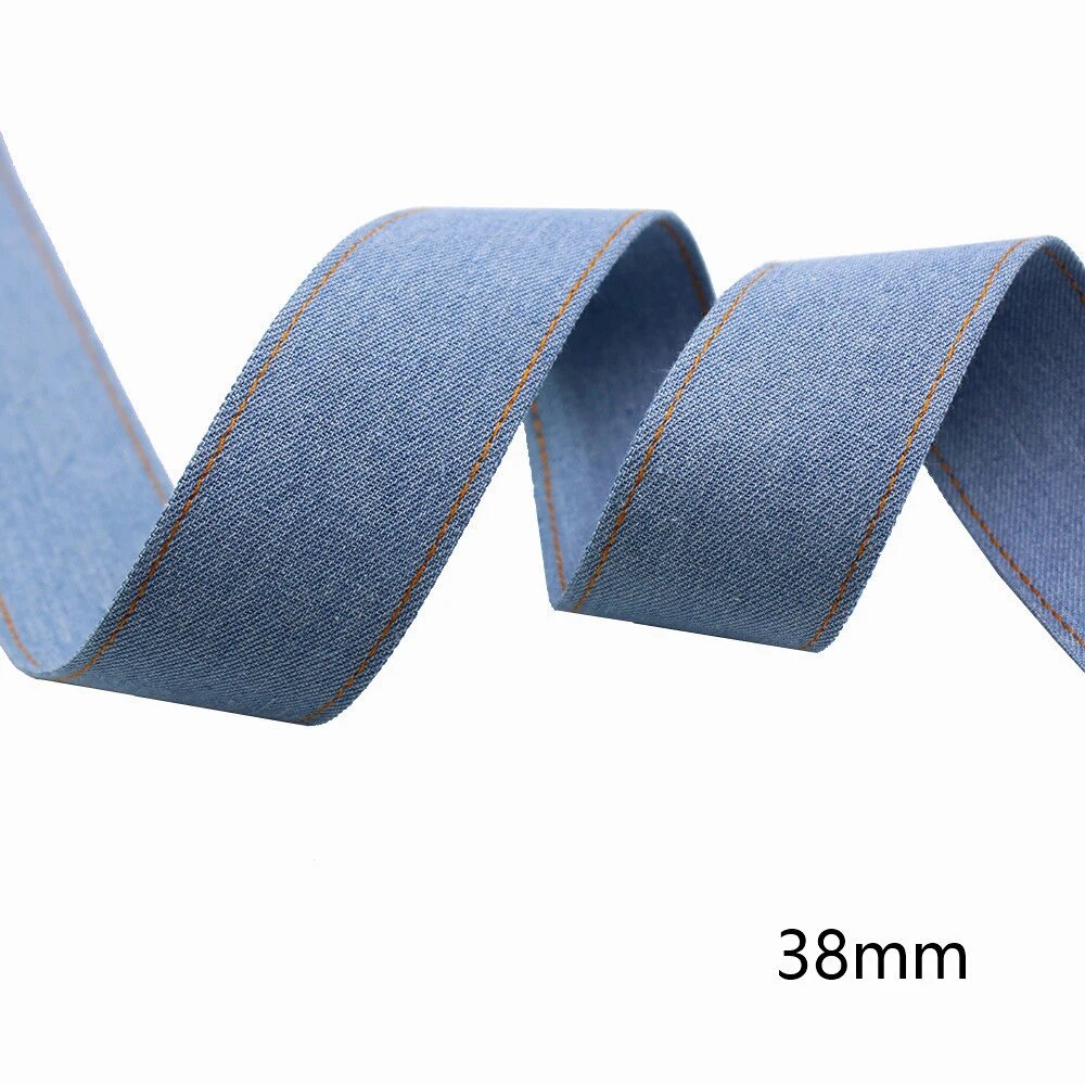 Джинсовая лента YAMA 5 ярдов 10-38 мм, 5 Yards, Синий