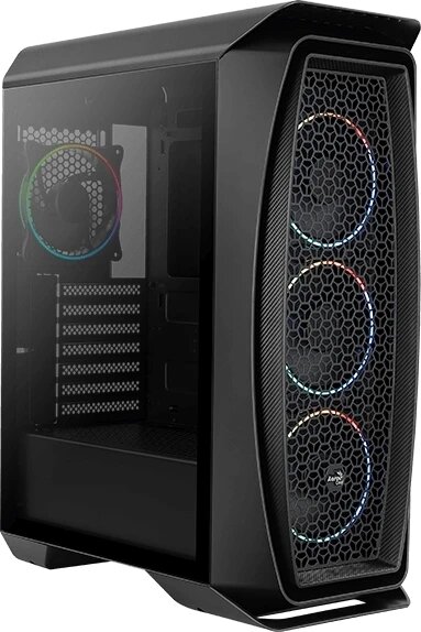 Корпус Aerocool Aero One Eclipse-G-BK-v1 черный без БП ATX 4x120mm 2xUSB3.0 audio