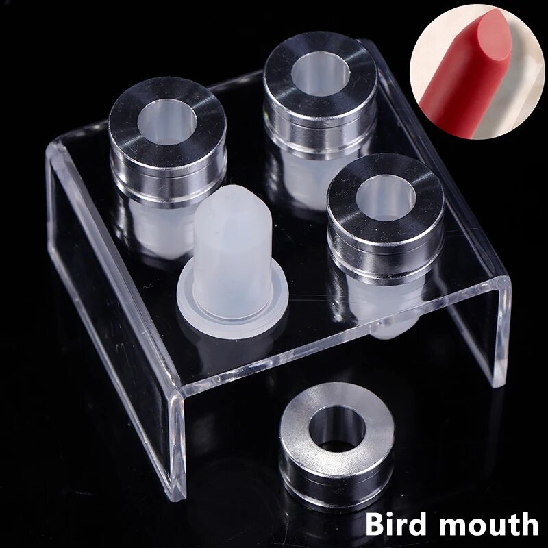 Силиконовая форма для губной помады с 4 полостями, сделай сам, бальзам для губ, косметическая форма, держатель, форма для помады, инструмент для рукоделия, форма ручной работы