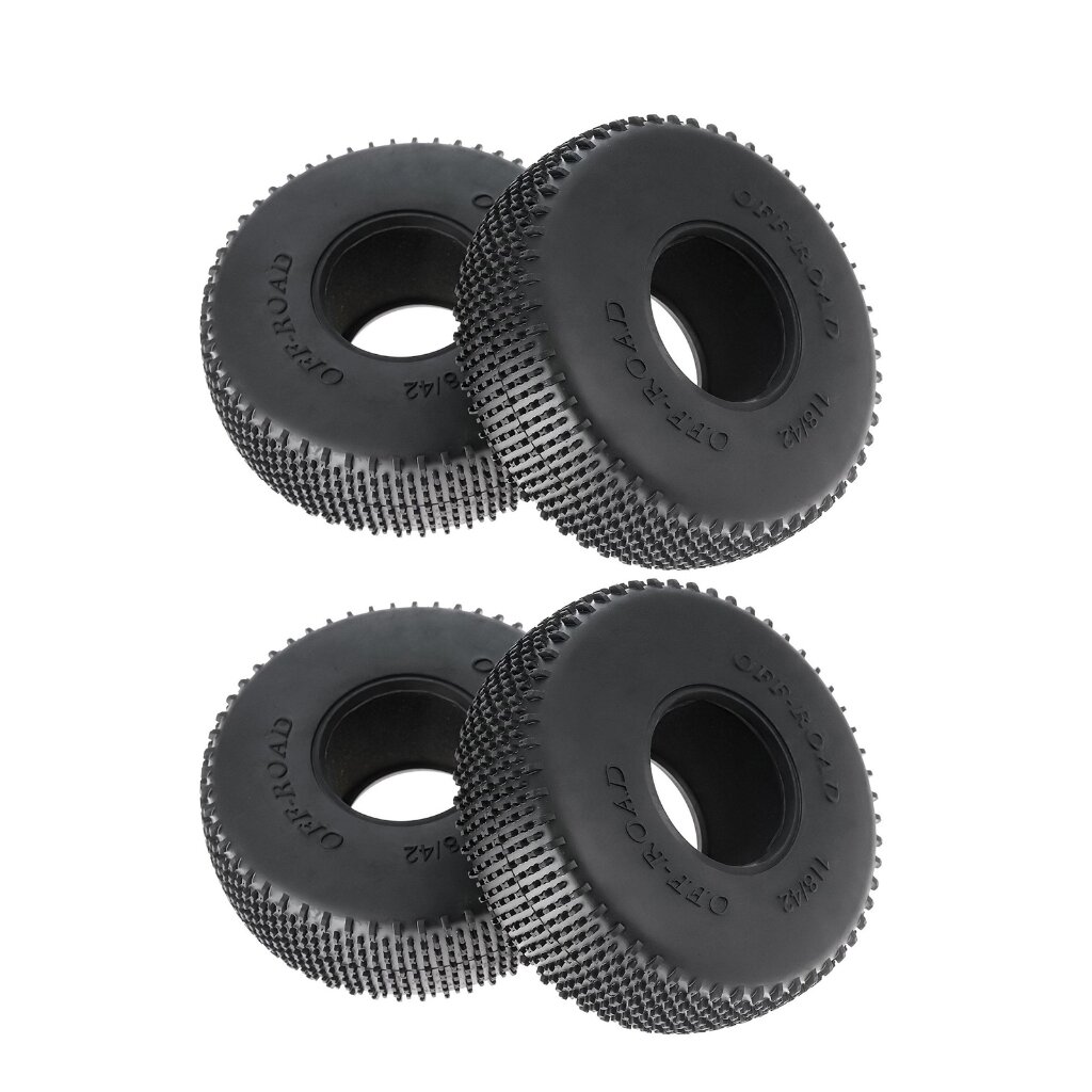 Автомобильные Резиновые Колеса Модели 1/10 для Гусеничных Машин с Дистанционным Управлением, Грязевые Шины