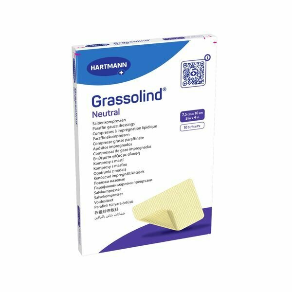 Повязка мазевая Neutral Grassolind/Гразолинд 7,5х10см 10шт