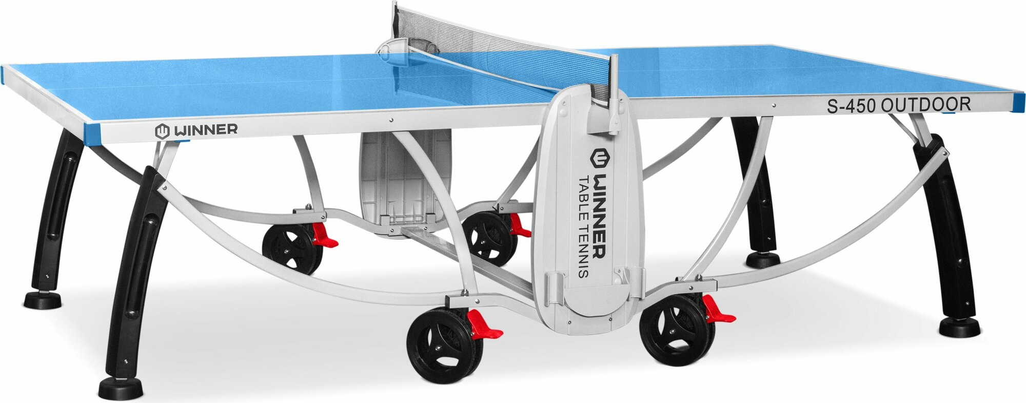 Теннисный стол всепогодный WINNER S-450 OUTDOOR 274 х 152.5 х 76 см с сеткой