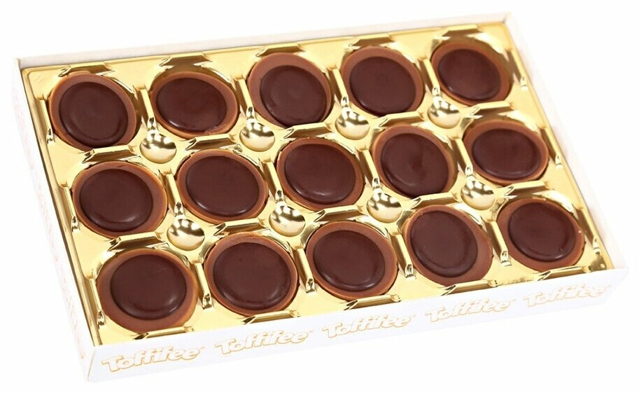 Конфеты Toffifee, лесной орех в карамели с нугой и шоколадом, 125 г — фото 1