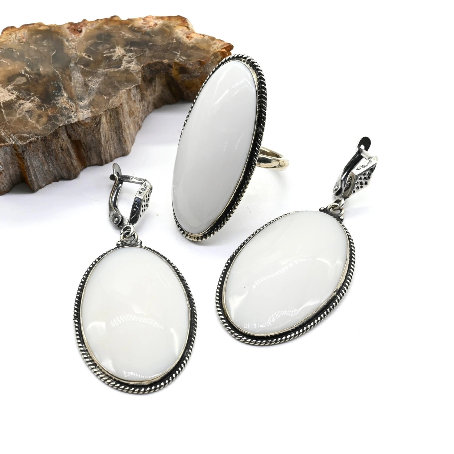 Комплект бижутерии, кахолонг