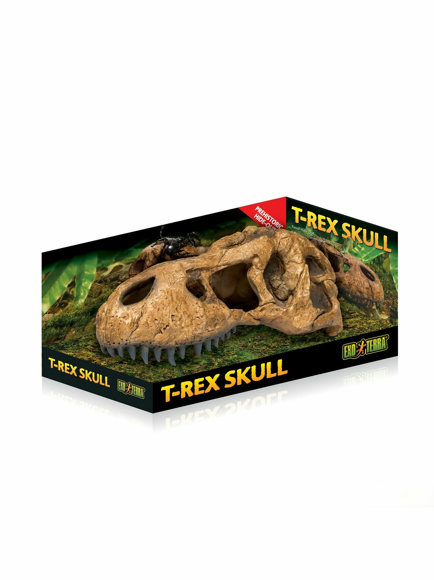 Укрытие для террариума череп тиранозавра EXO TERRA "T-rex Skull", PT2859