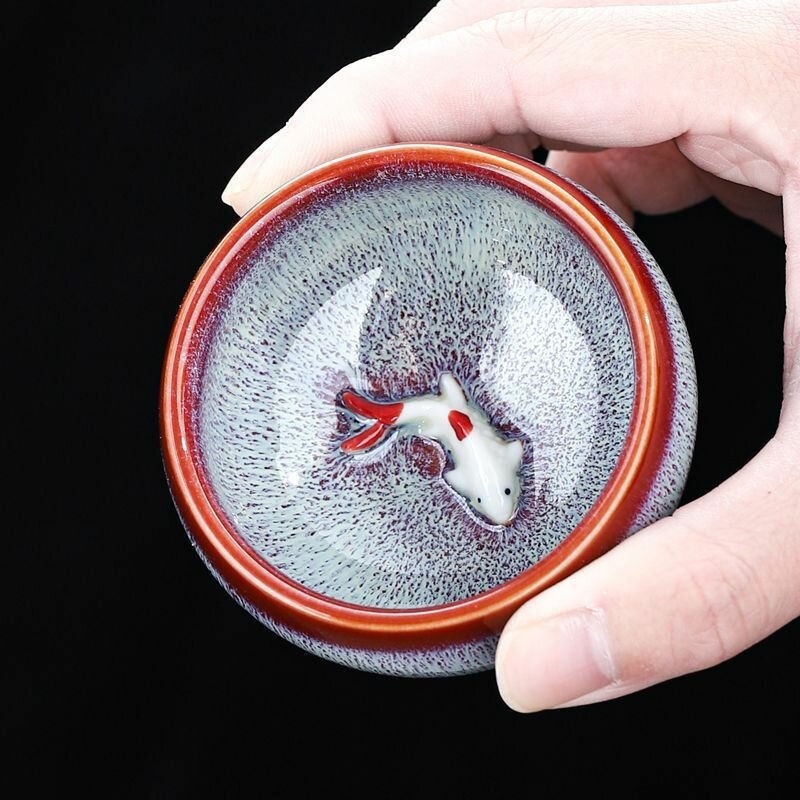 Роскошная золотая инкрустированная нефритовая позолоченная чашка для чая Jian Zhan, набор для дегустации чая, полный набор чашек, подарок