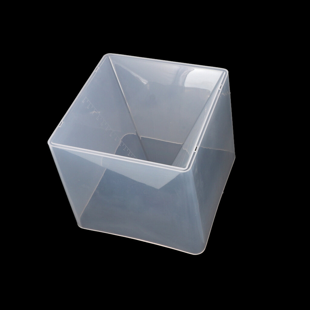 Супер Форма Кристалла Ювелирных Изделий Ремесла смолы Прессформы силикона Пирамиды Супер Кристаллическая с Пластиковой Рамкой