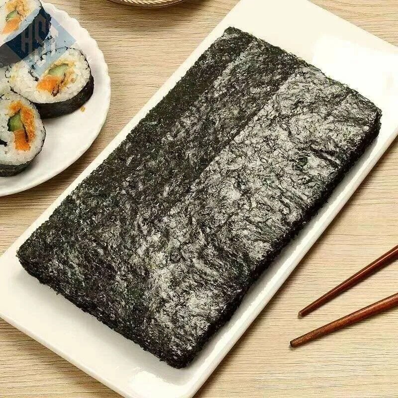 Водоросли Нори для суши и роллов Размер 10х19 см 100 листов