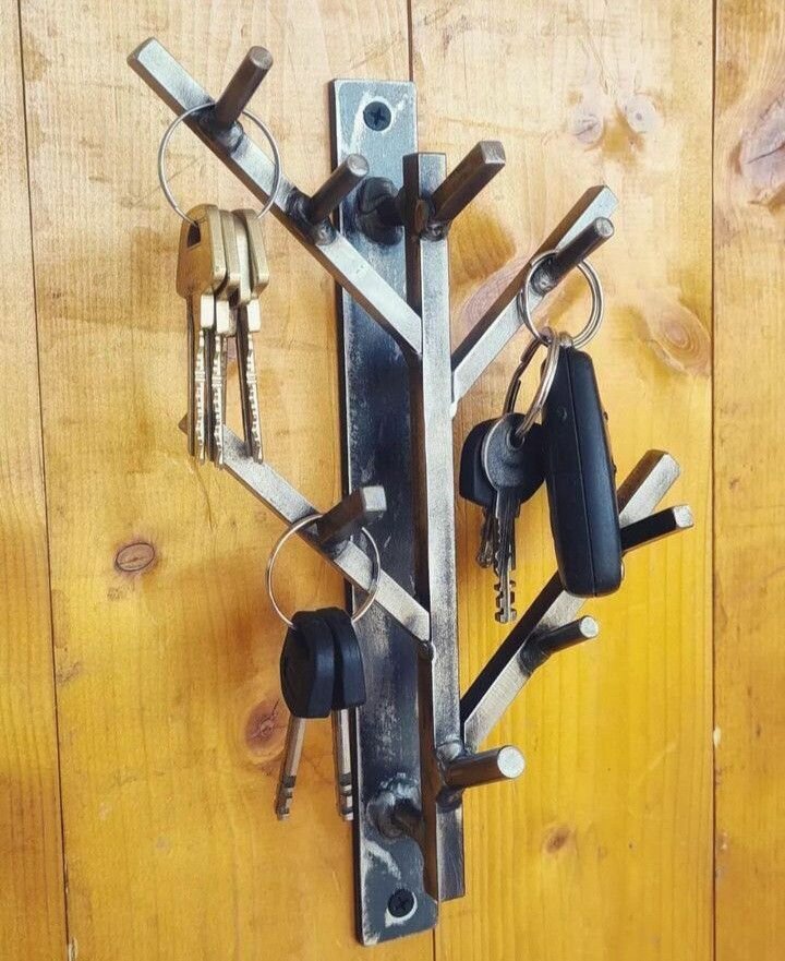 Ключница на стену без покраски лофт