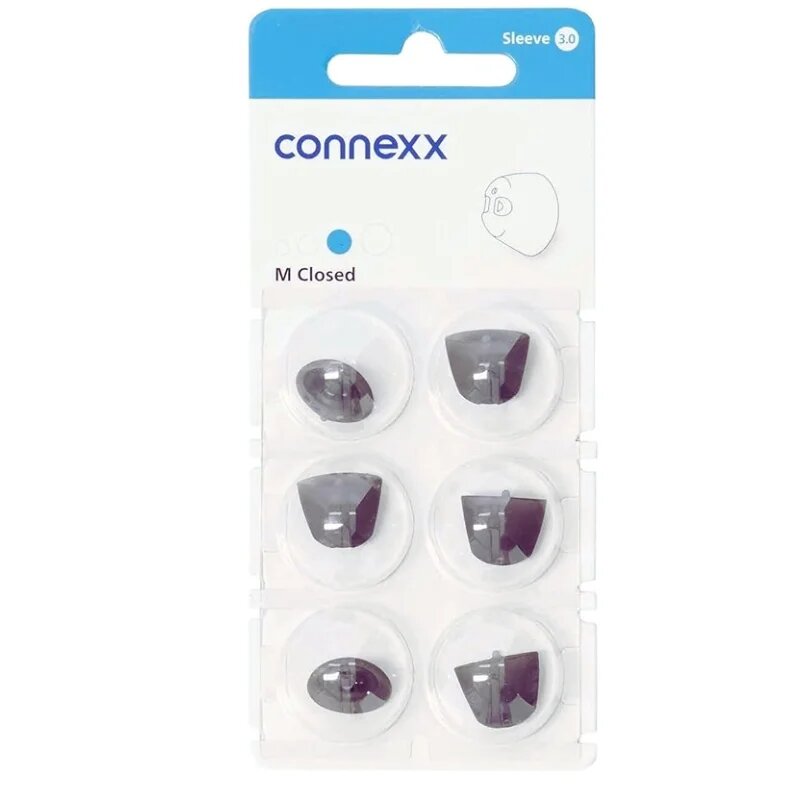 Signia Connexx Sleeve 3.0 вкладыши для слуховых аппаратов XS/S/M/L M closed